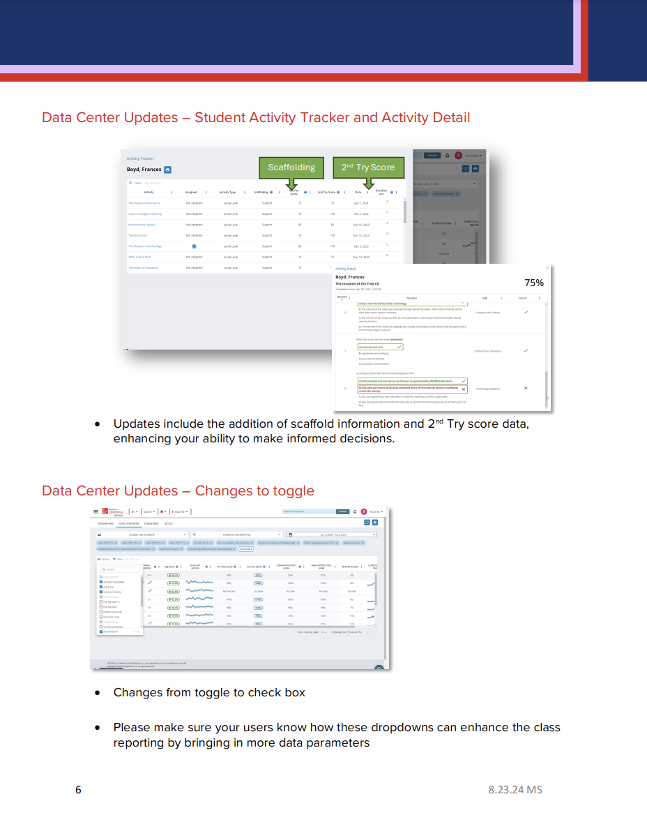 What's New for Back to School 24-25! – Achieve3000 Literacy