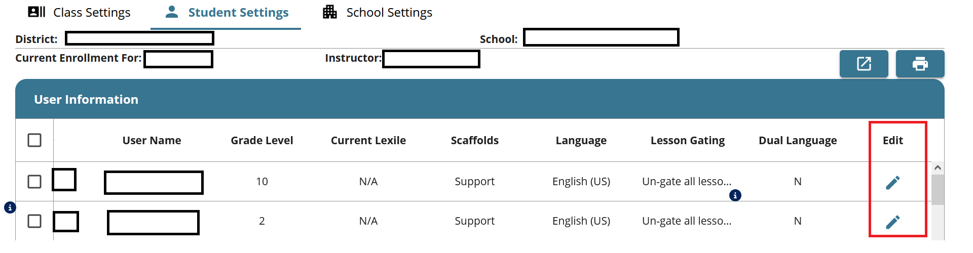 Adjust Supervised Student Work Time (Teacher) – Achieve3000 Literacy